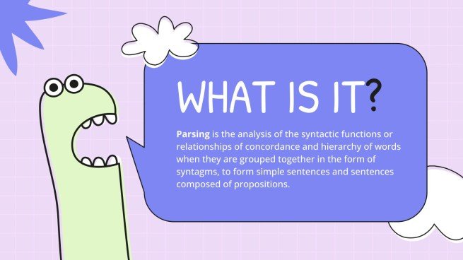 Parsing: Part One | Google Slides and PowerPoint template