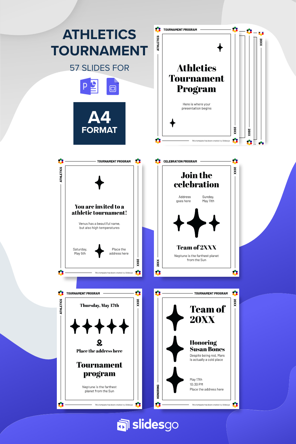 Athletics Tournament Program | Google Slides & PPT