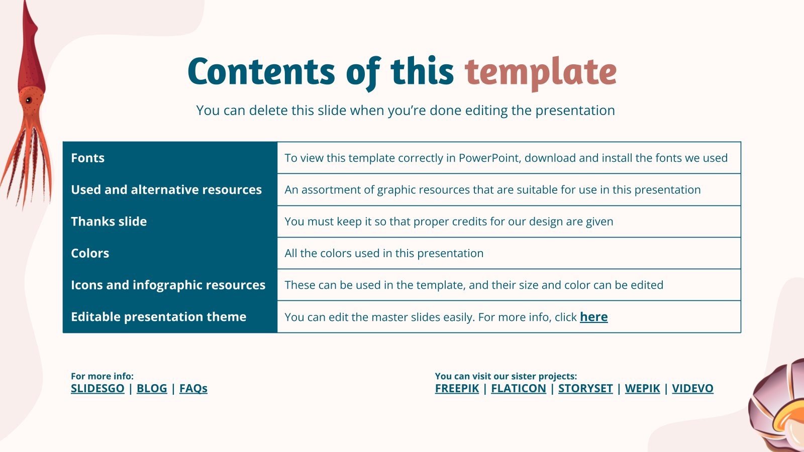 All About Mollusks | Google Slides & PowerPoint template