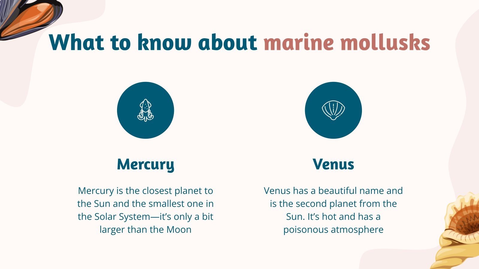 All About Mollusks | Google Slides & PowerPoint template