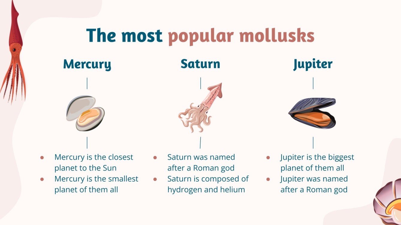 All About Mollusks | Google Slides & PowerPoint template