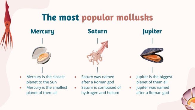 All About Mollusks | Google Slides & PowerPoint template