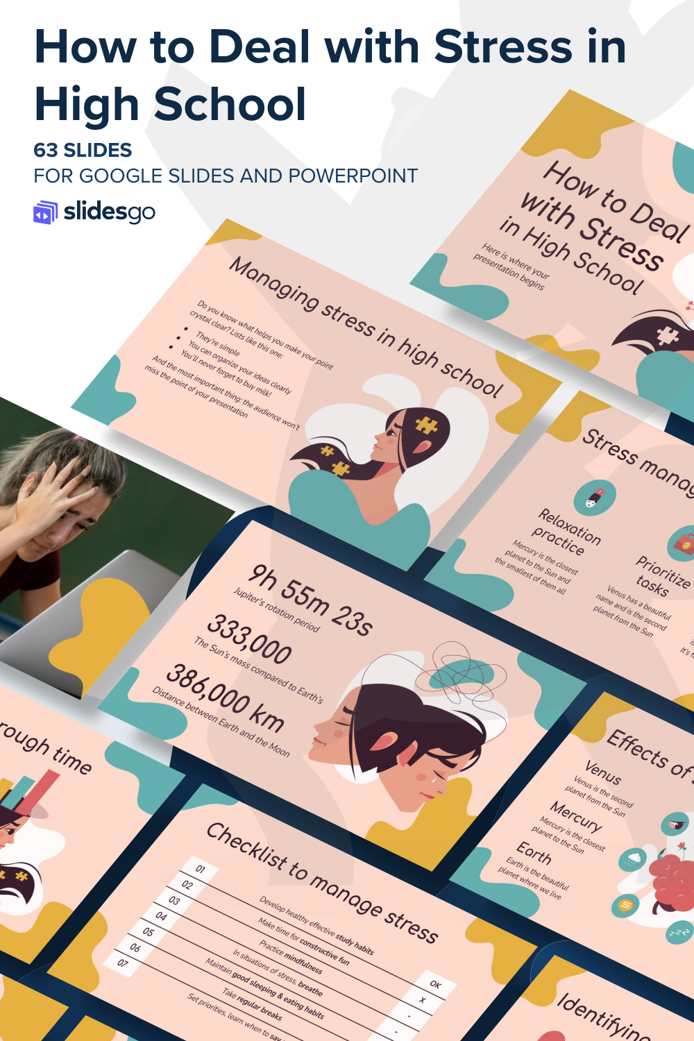 How to Deal with Stress in High School | Google Slides