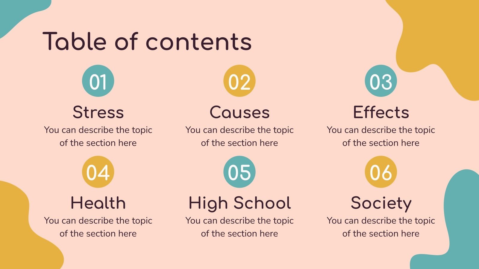 How to Deal with Stress in High School | Google Slides