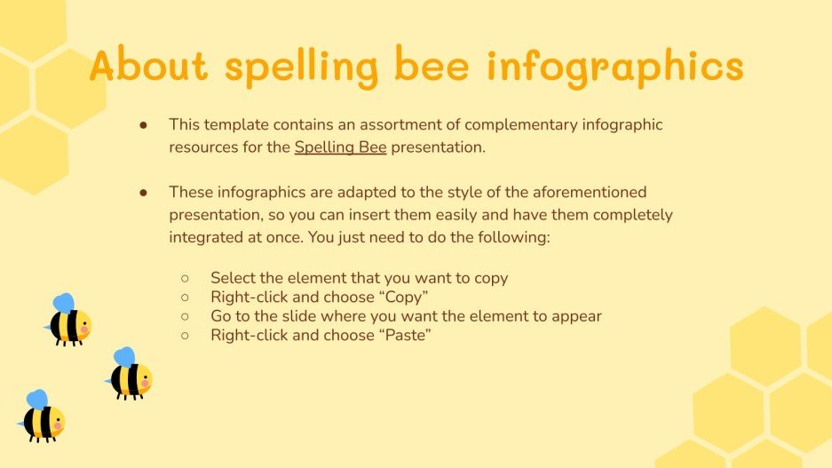 Spelling Bee Infographics | Google Slides e PowerPoint