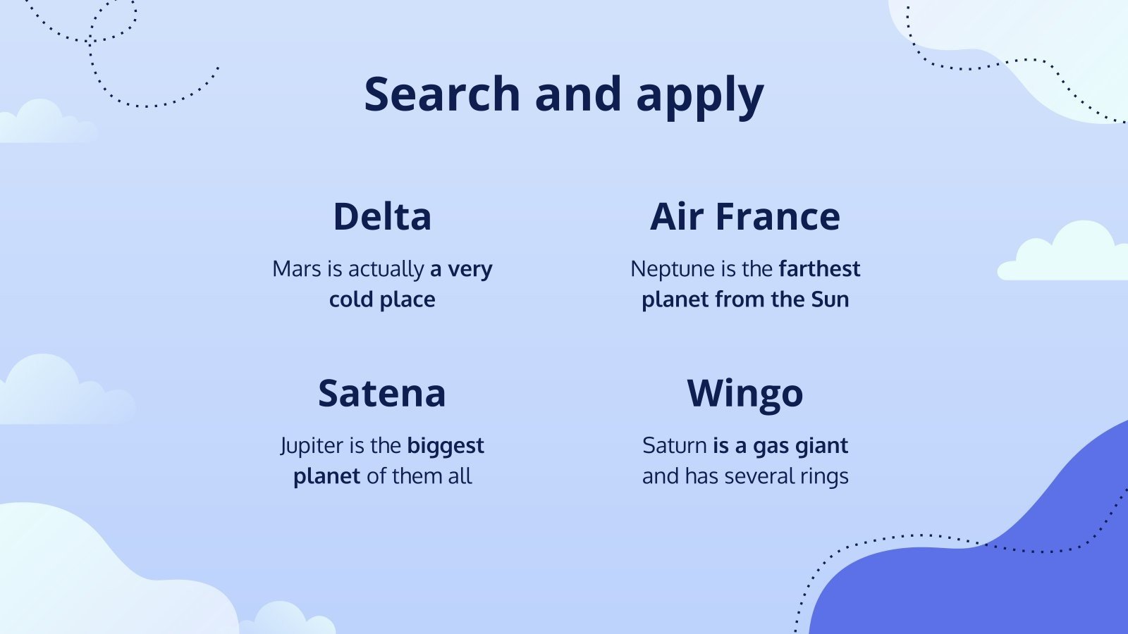 Flight Attendant Workshop | Google Slides & PowerPoint