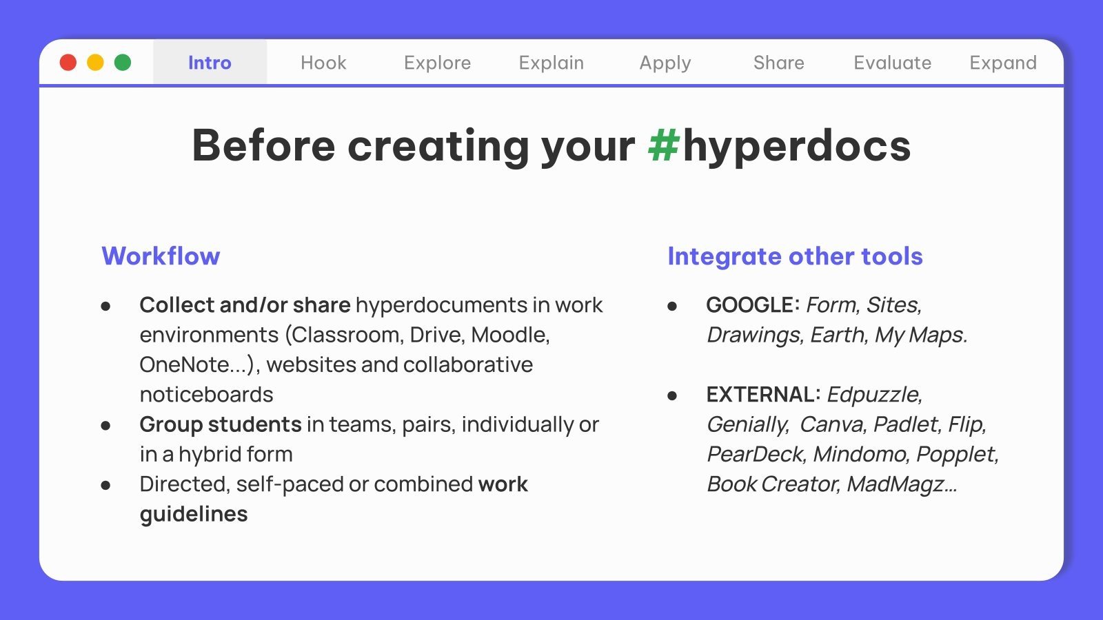 Hyperdocs Google Slides Powerpoint Template