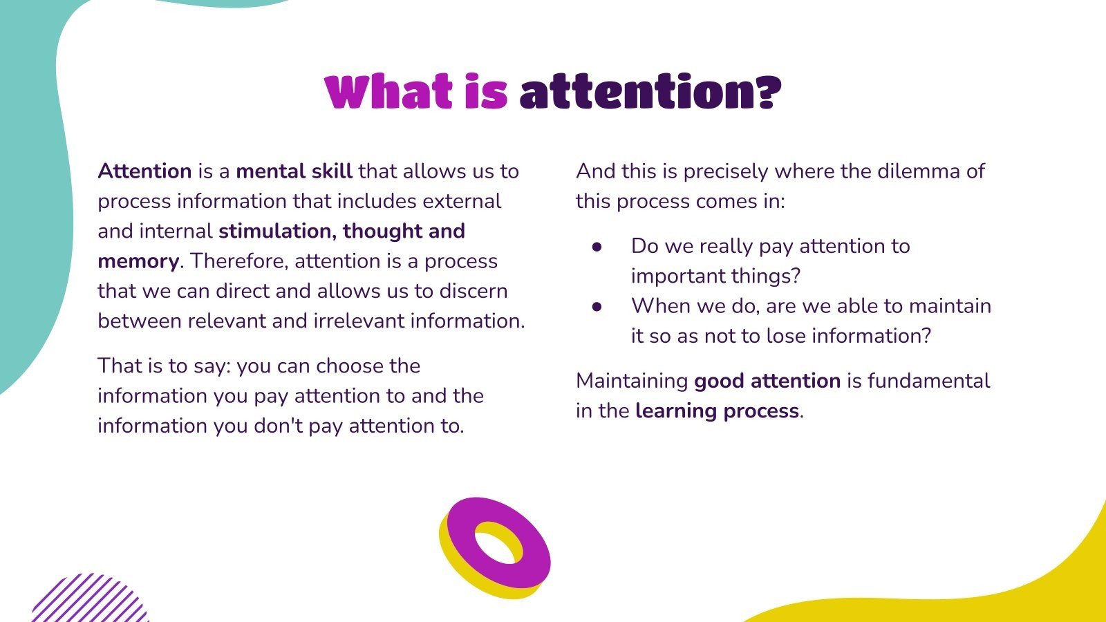 Attention! 5 Steps to Improve It | Google Slides & PPT