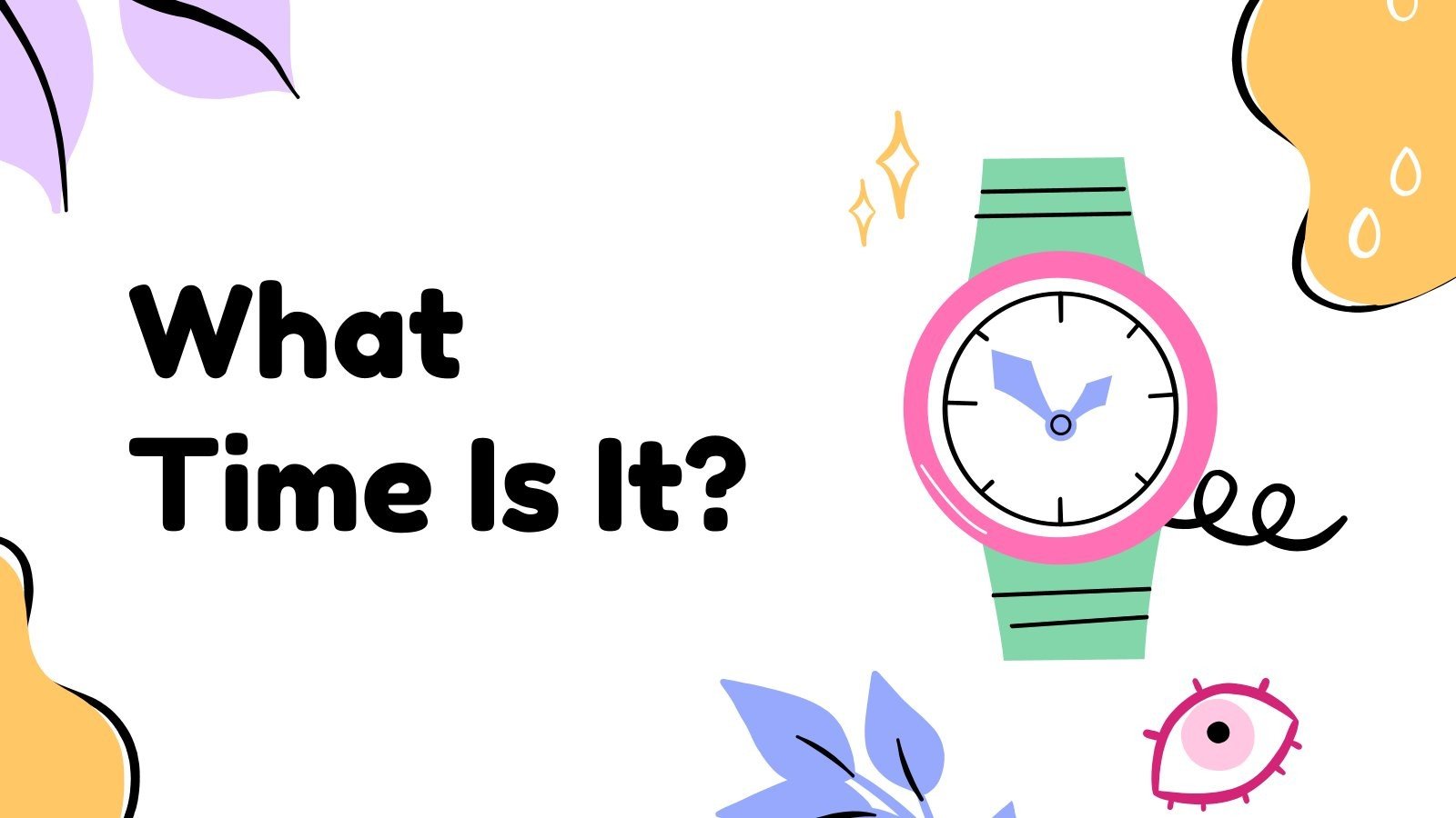 What Time Is It? | Google Slides & PowerPoint