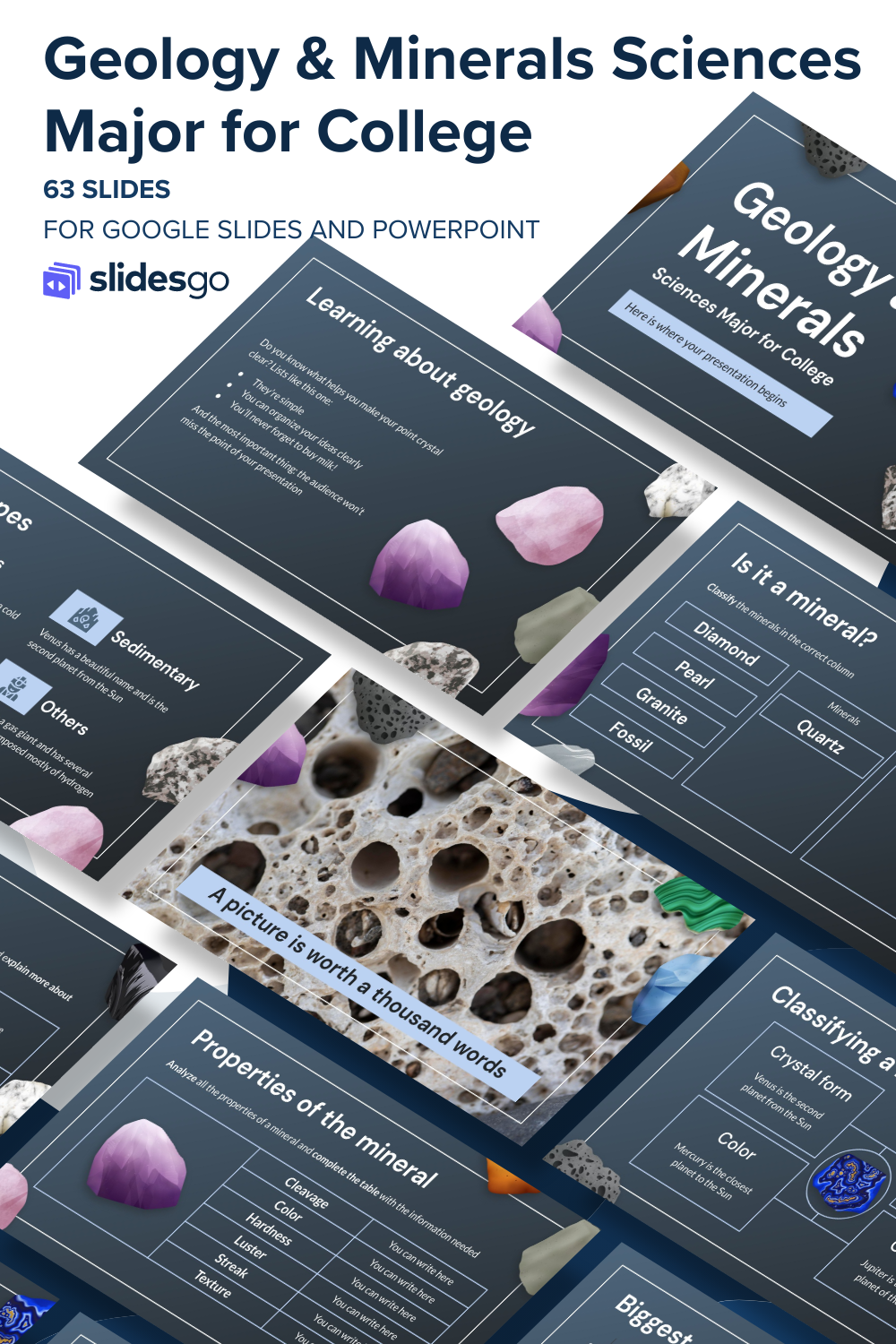 Geology & Mineral Sciences Major for College | Google Slides