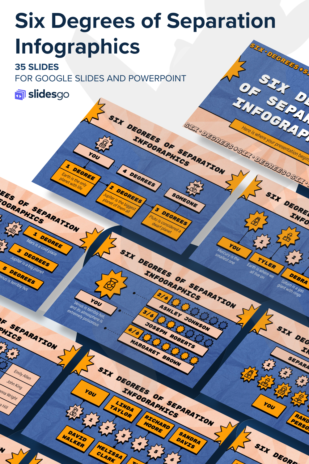 Six Degrees of Separation Infographics