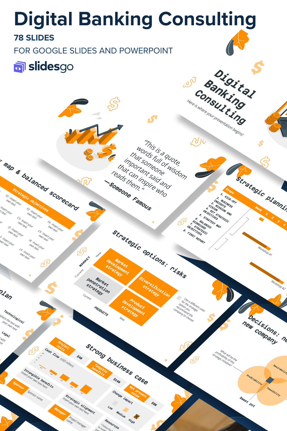 Digital Banking Consulting | Google Slides & PowerPoint