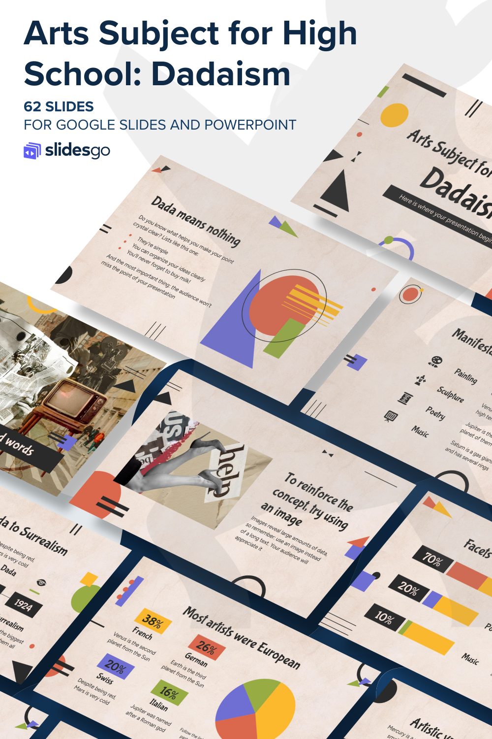 Arts Subject for High School: Dadaism | Google Slides & PPT