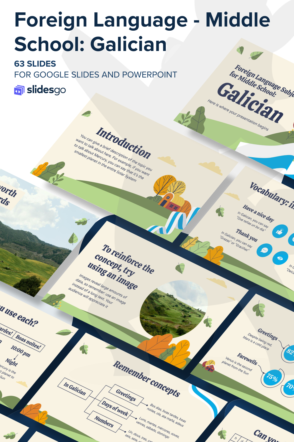 Foreign Language Subject for Middle School: Galician