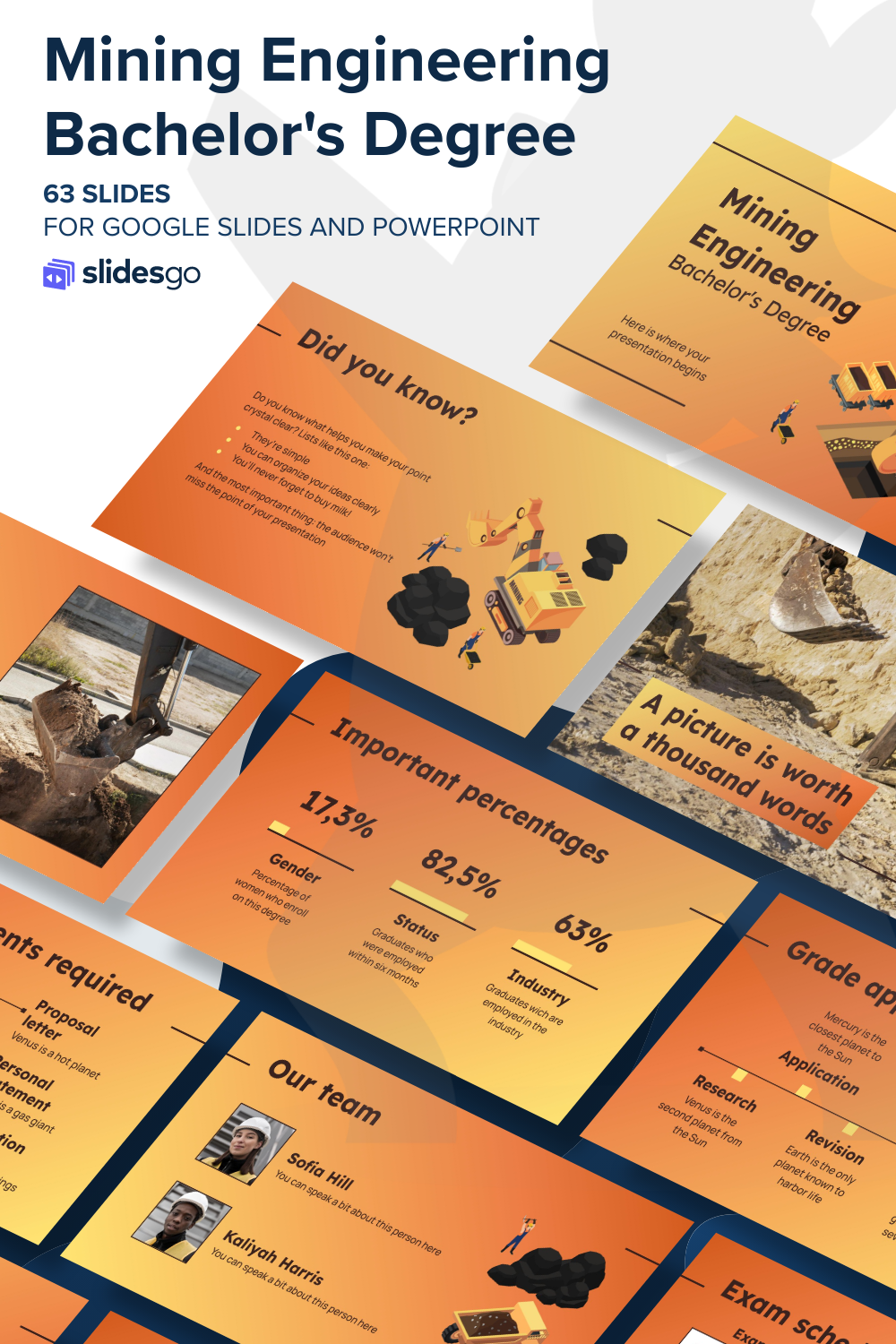 Mining Engineering Degree | Google Slides & PPT