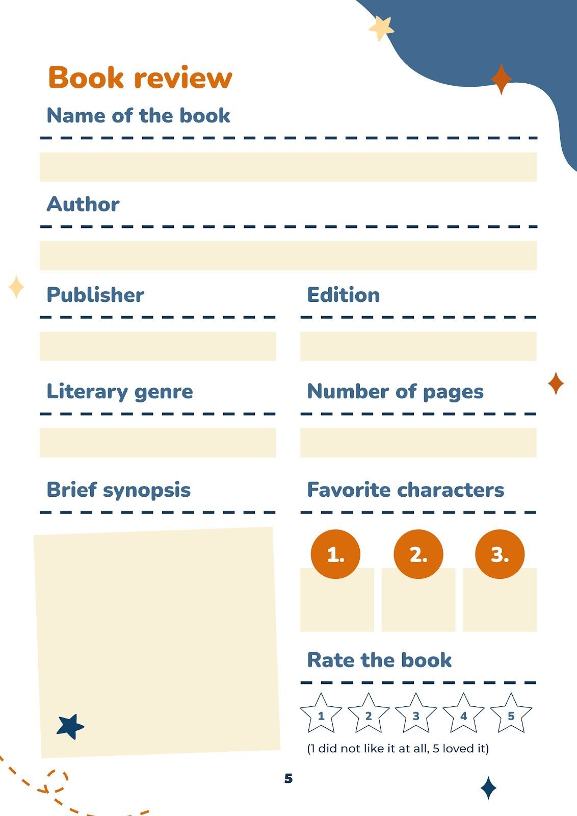 Book Review Worksheets | Google Slides & PPT