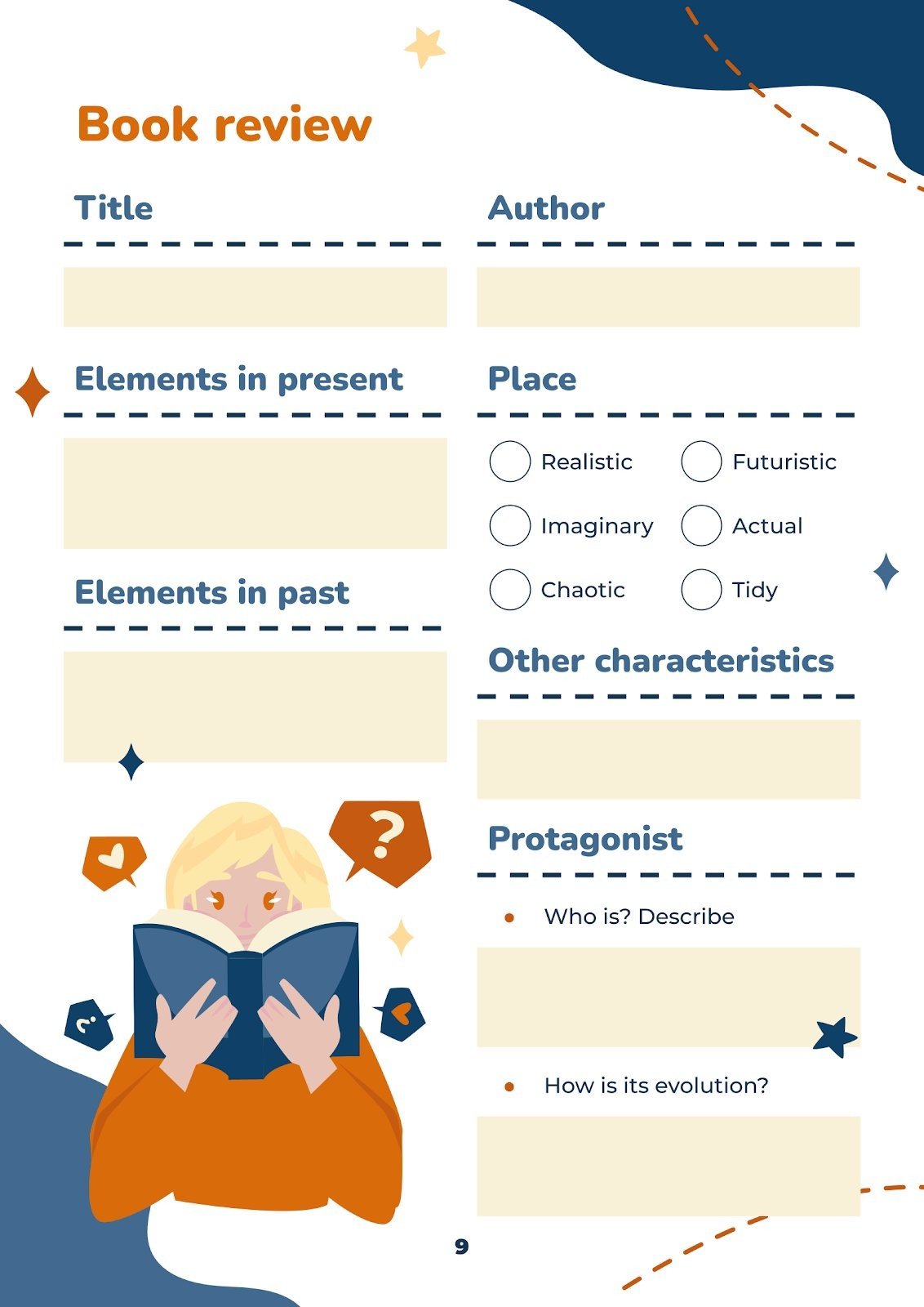 Book Review Worksheets | Google Slides & PPT