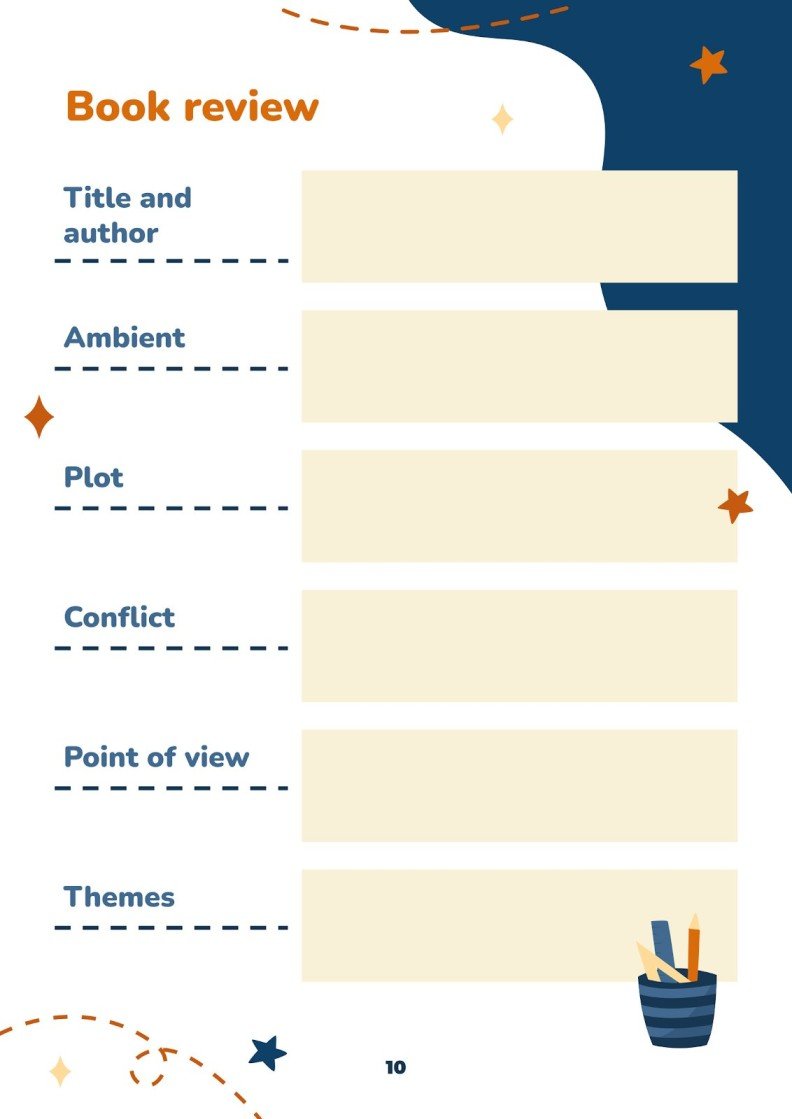 Book Review Worksheets | Google Slides & PPT