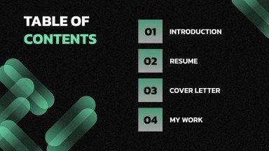 Electronic Music DJ Portfolio | Google Slides & PowerPoint