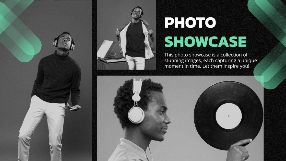 Electronic Music DJ Portfolio | Google Slides & PowerPoint