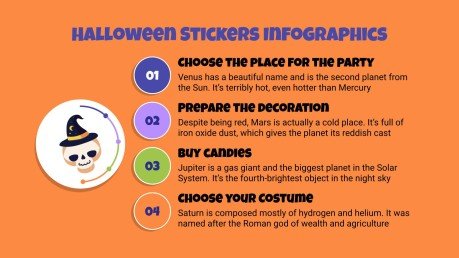 Halloween Stickers Infographics | Google Slides & PPT