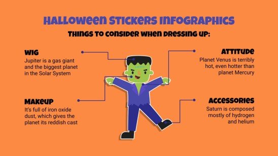 Halloween Stickers Infographics | Google Slides & PPT