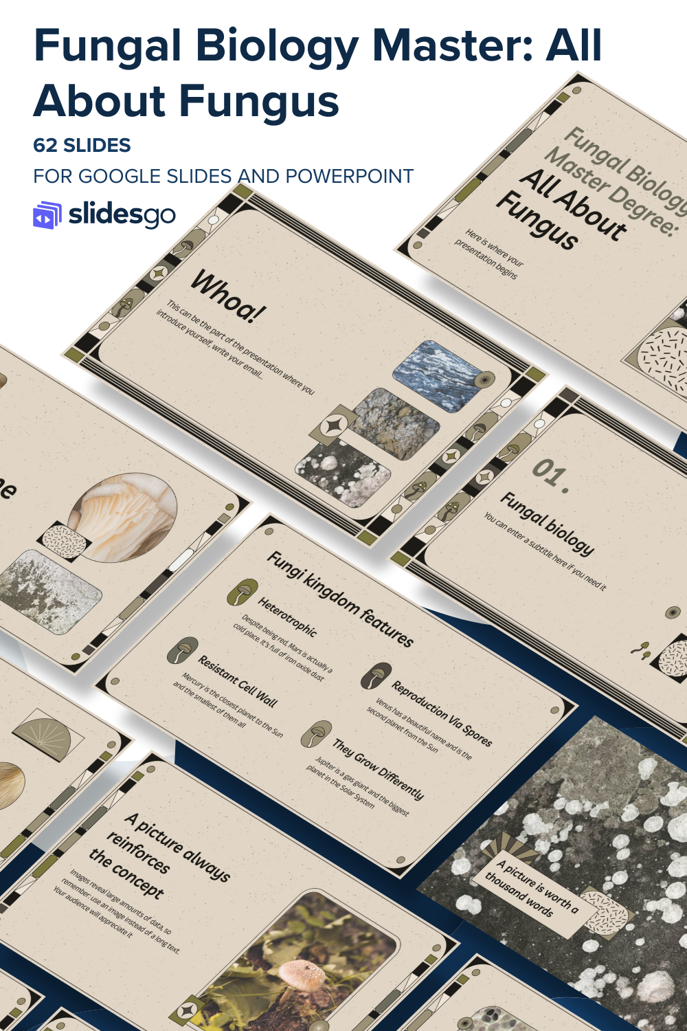 Fungal Biology Master Degree | Google Slides & PPT