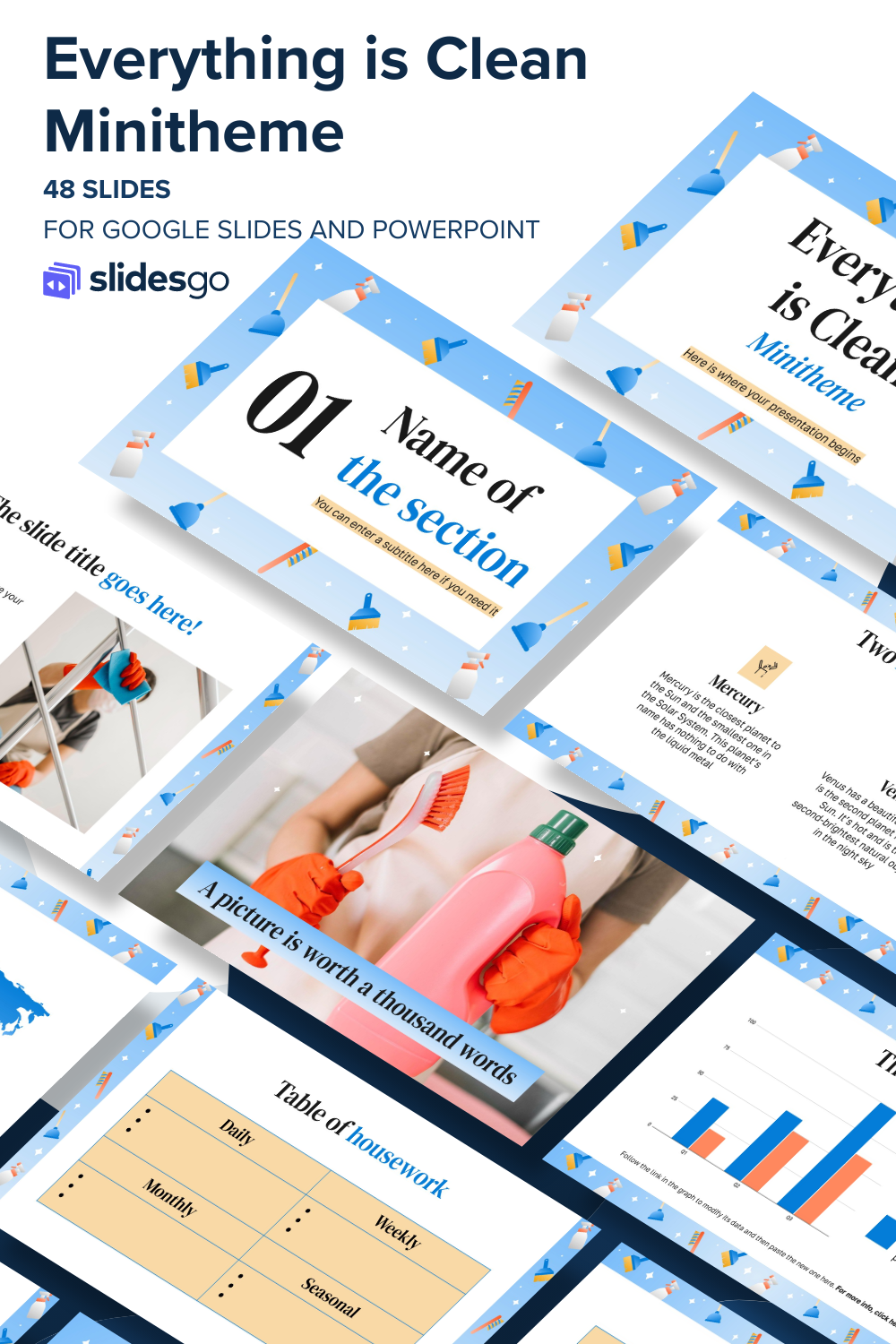 Everything is Clean Minitheme | Google Slides & PPT