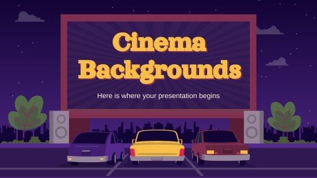 Free Cinema templates for Google Slides and PowerPoint
