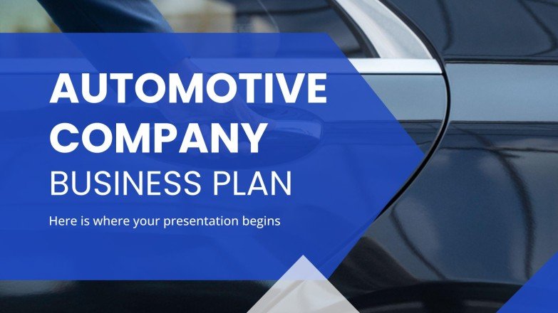 Automotive Company Business Plan | Google Slides & PPT
