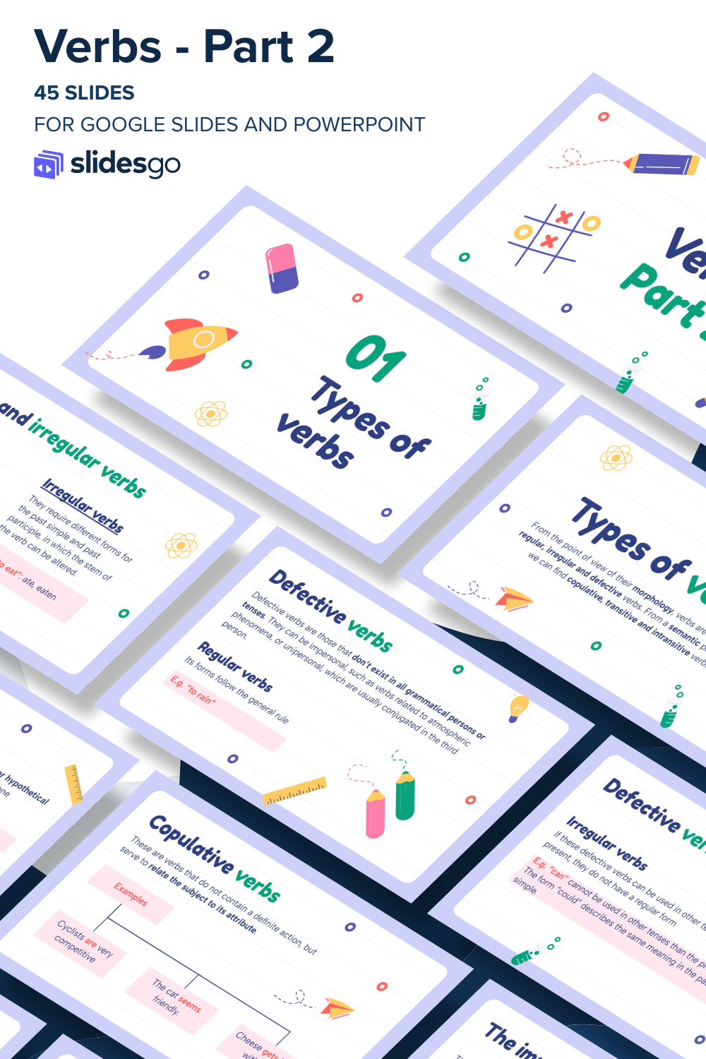 Verbs - Part 2 | Google Slides & PowerPoint