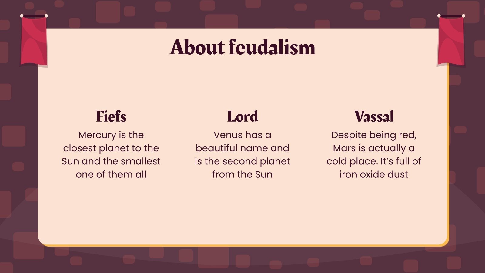 Social Studies Subject for Middle School: Feudalism