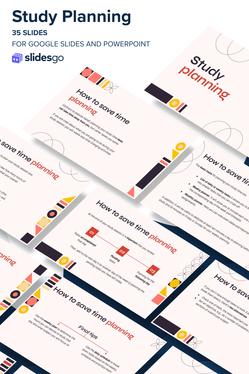 Study Planning | Google Slides & PPT