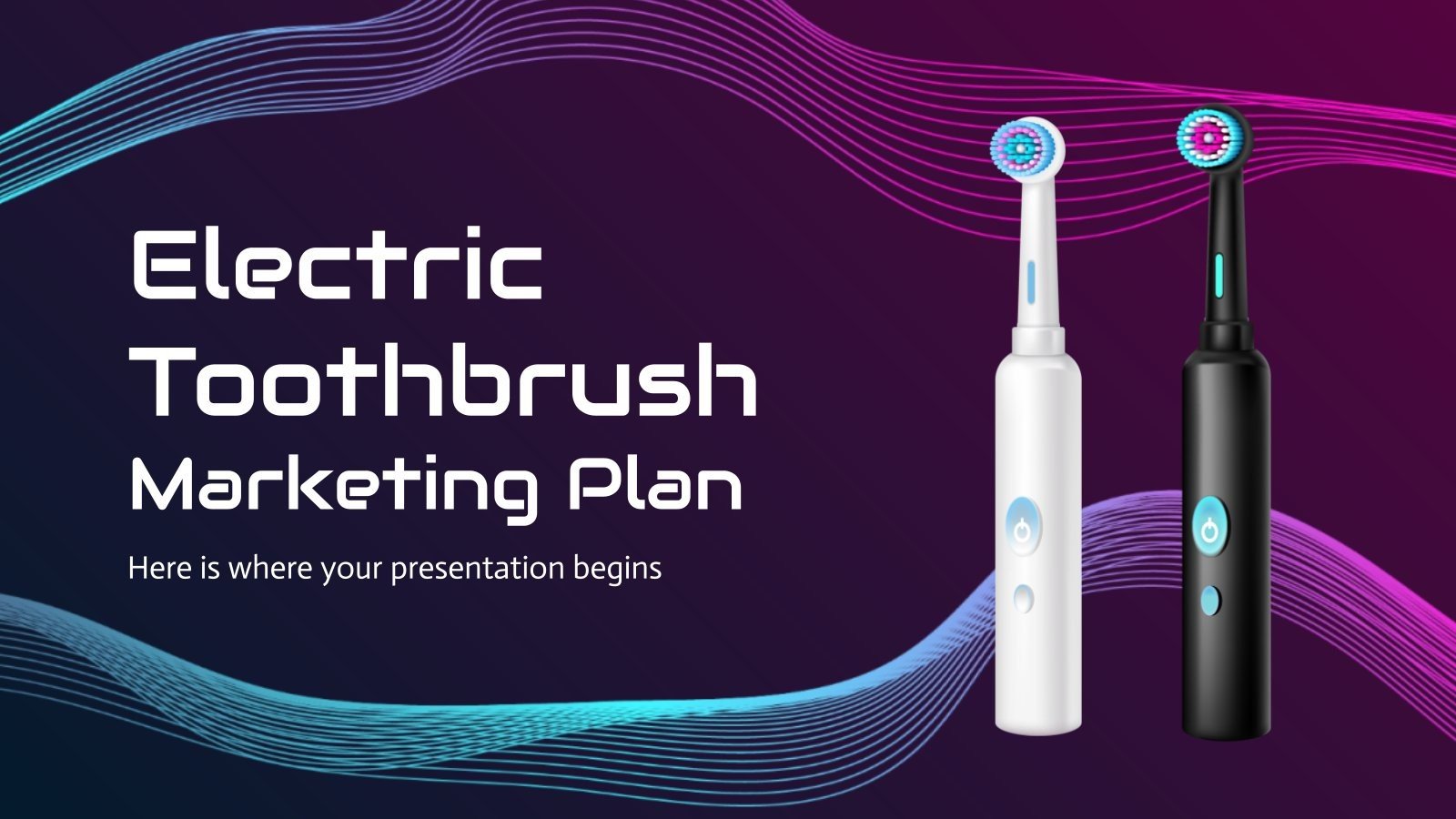 Electric Toothbrush Marketing Plan | Google Slides & PPT
