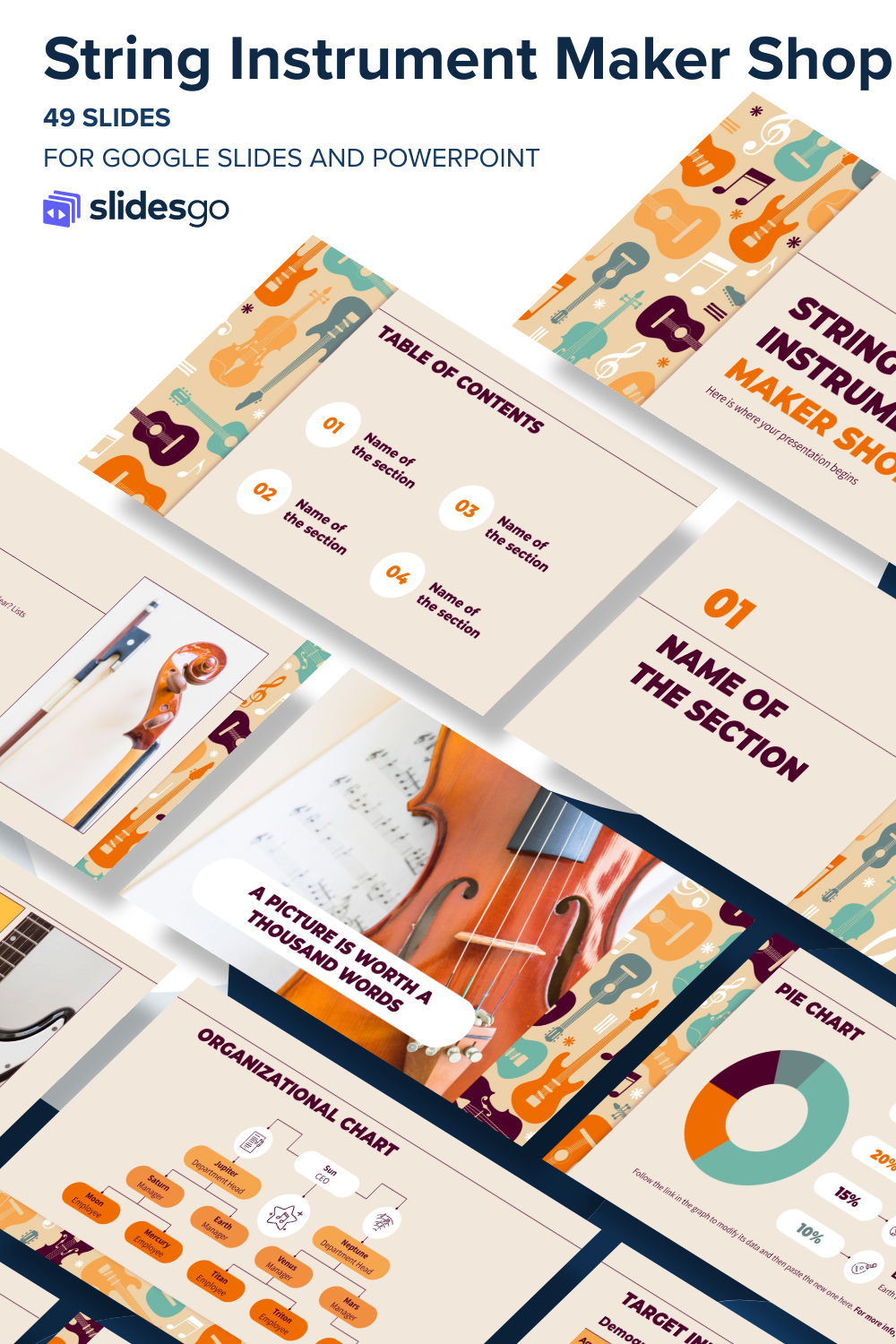 String Instrument Maker Shop | Google Slides & PPT
