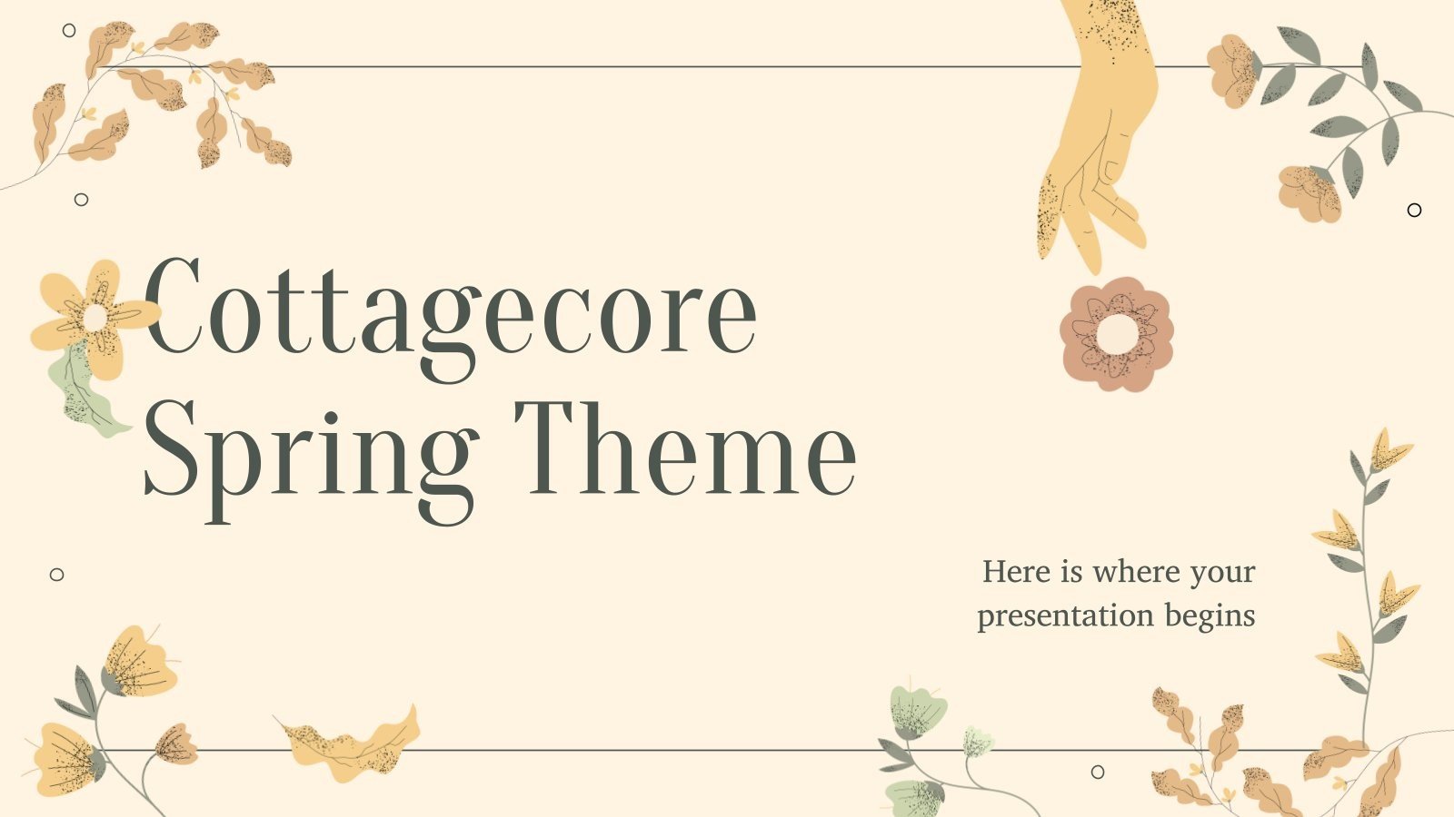 Cottagecore Spring Theme | Google Slides & PowerPoint