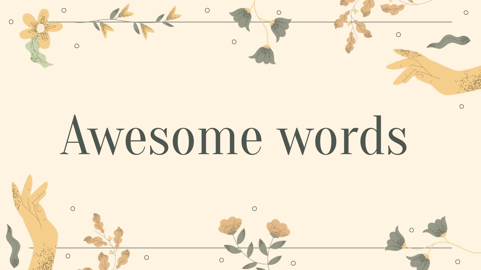 Cottagecore Spring Theme | Google Slides & PowerPoint