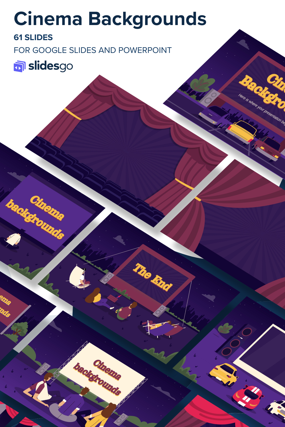 Cinema Backgrounds | Google Slides & PowerPoint