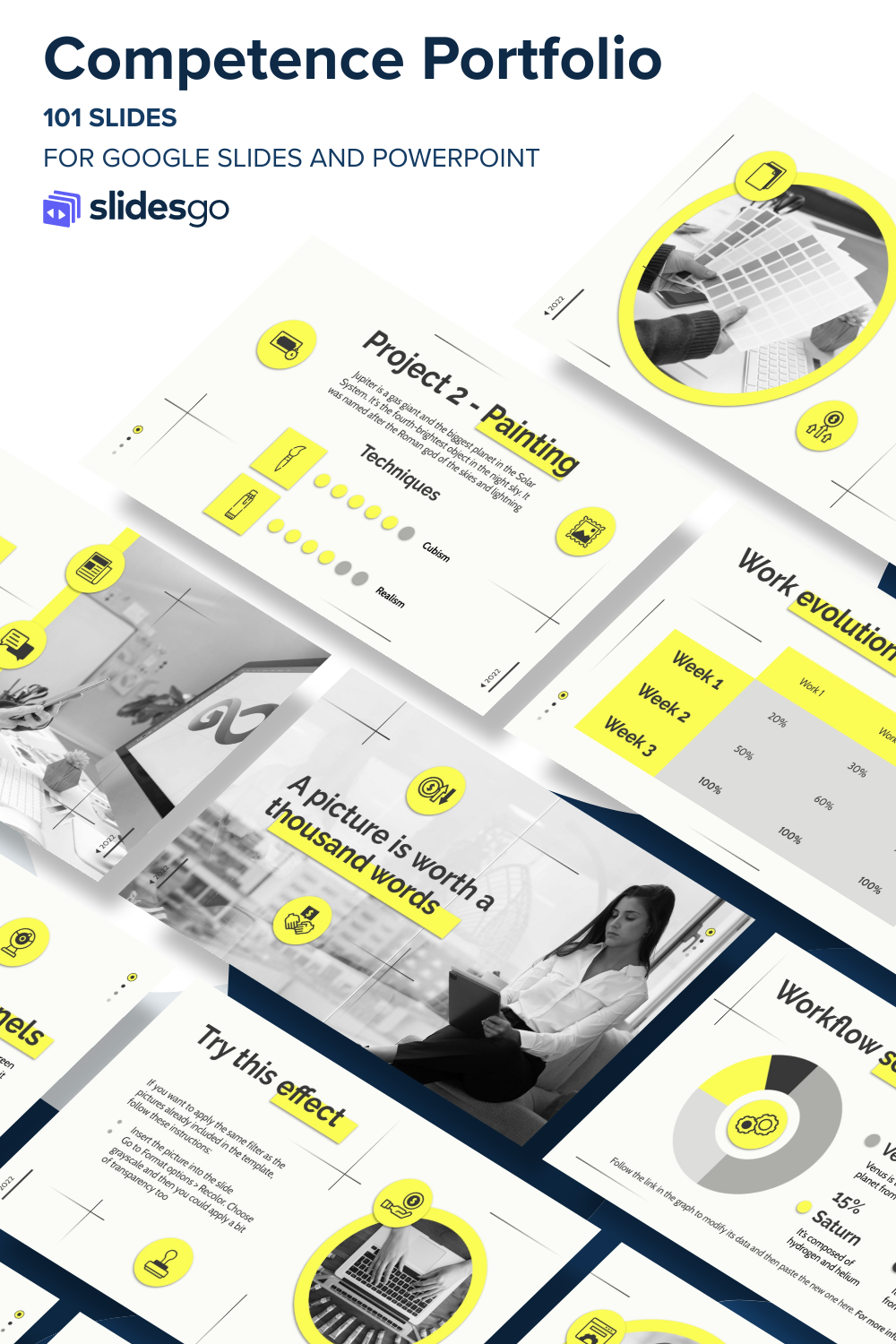 Competence Portfolio | Google Slides & PPT