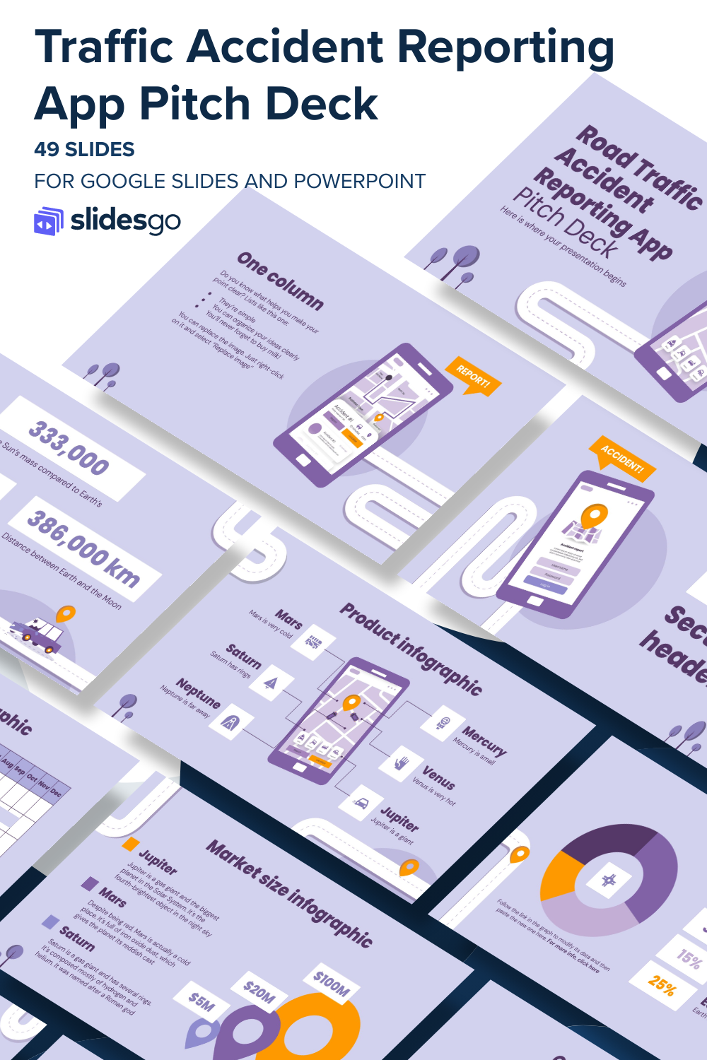 Road Traffic Accident Reporting App Pitch Deck