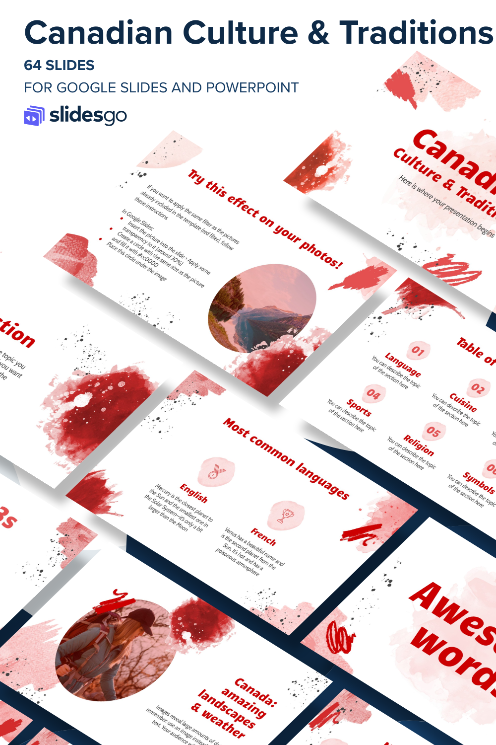 Canadian Culture & Traditions | Google Slides & PPT