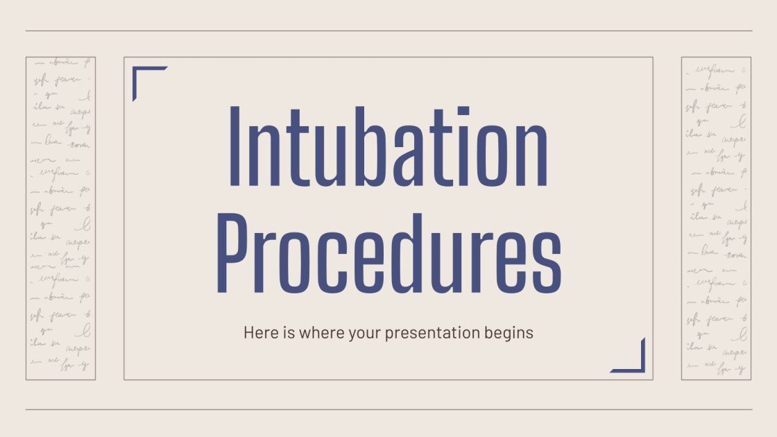 Intubation Procedures | Google Slides & PPT