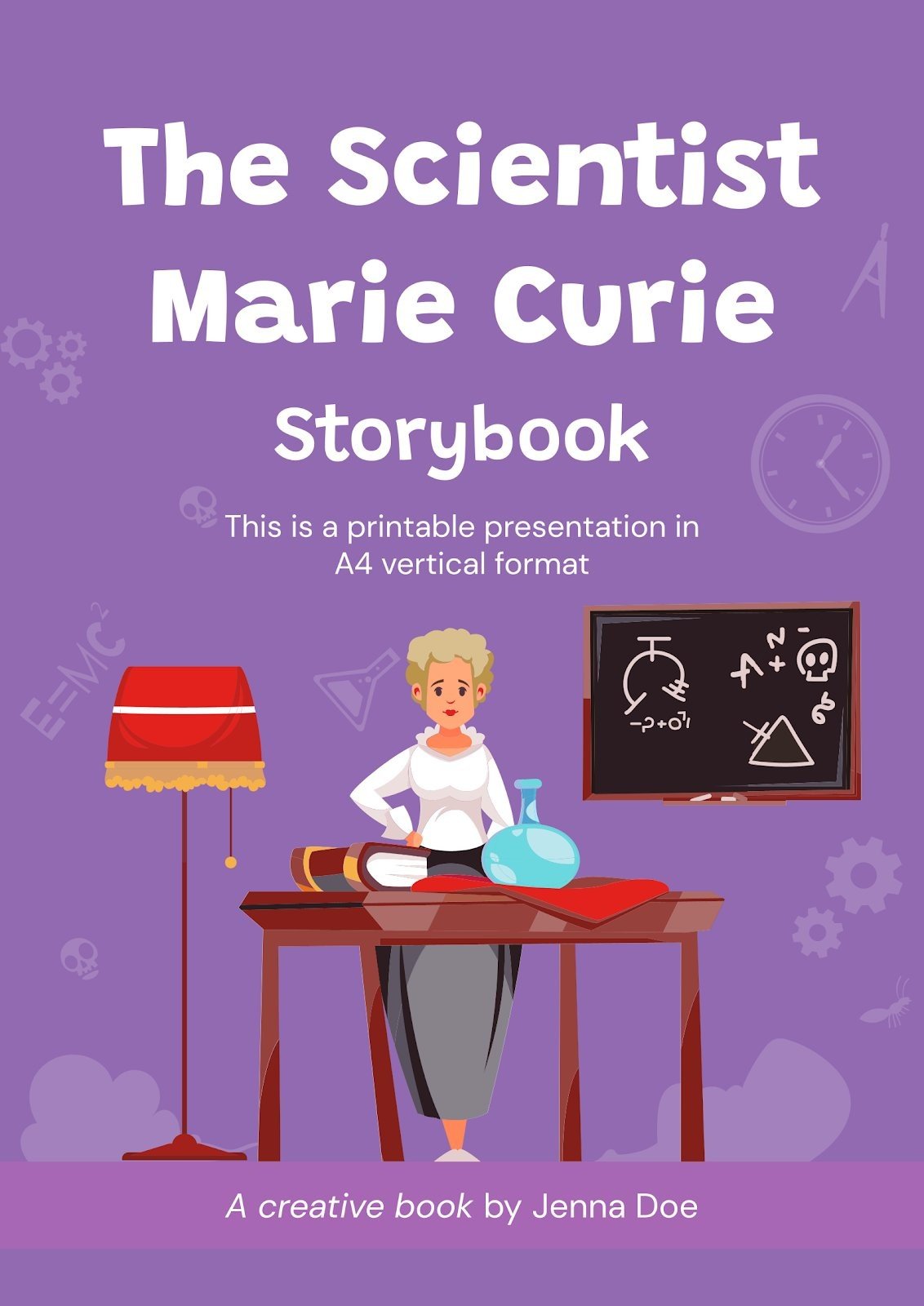 The Scientist Marie Curie Storybook | Google Slides & PPT