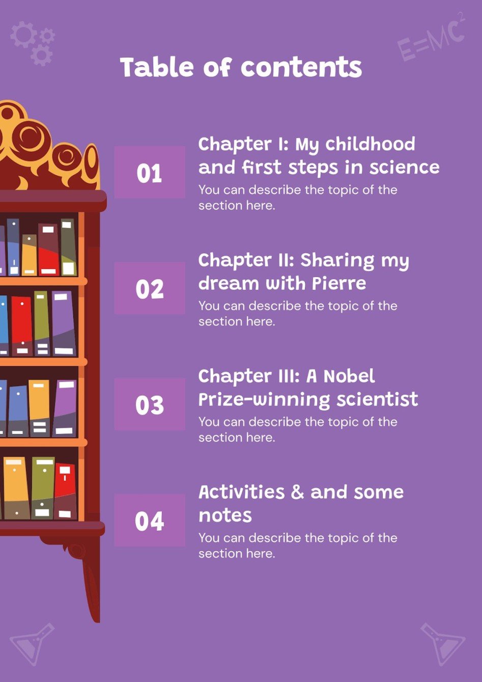 The Scientist Marie Curie Storybook | Google Slides & PPT