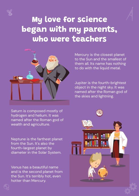 The Scientist Marie Curie Storybook | Google Slides & PPT