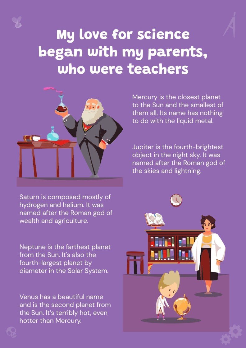 The Scientist Marie Curie Storybook | Google Slides & PPT