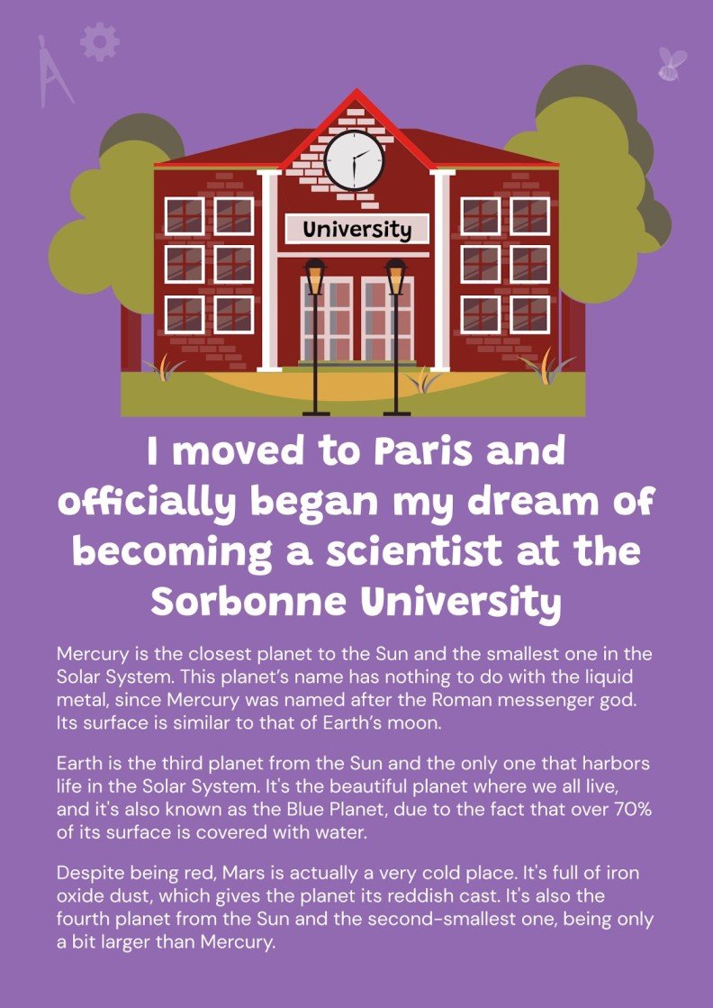 The Scientist Marie Curie Storybook | Google Slides & PPT