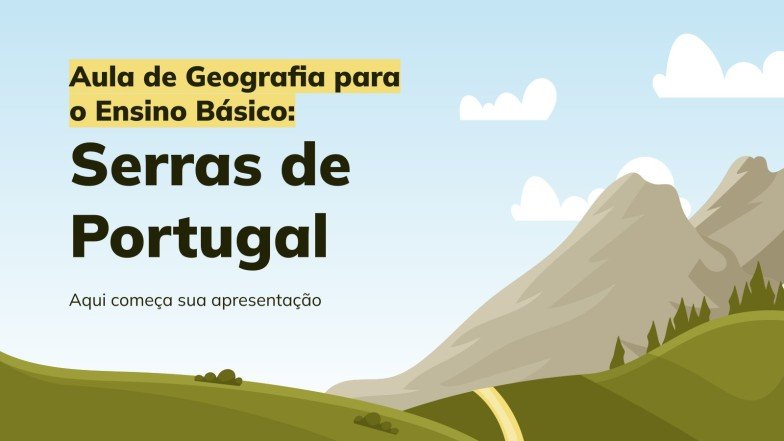 Geography Lesson for Middle School: Portugal Ranges