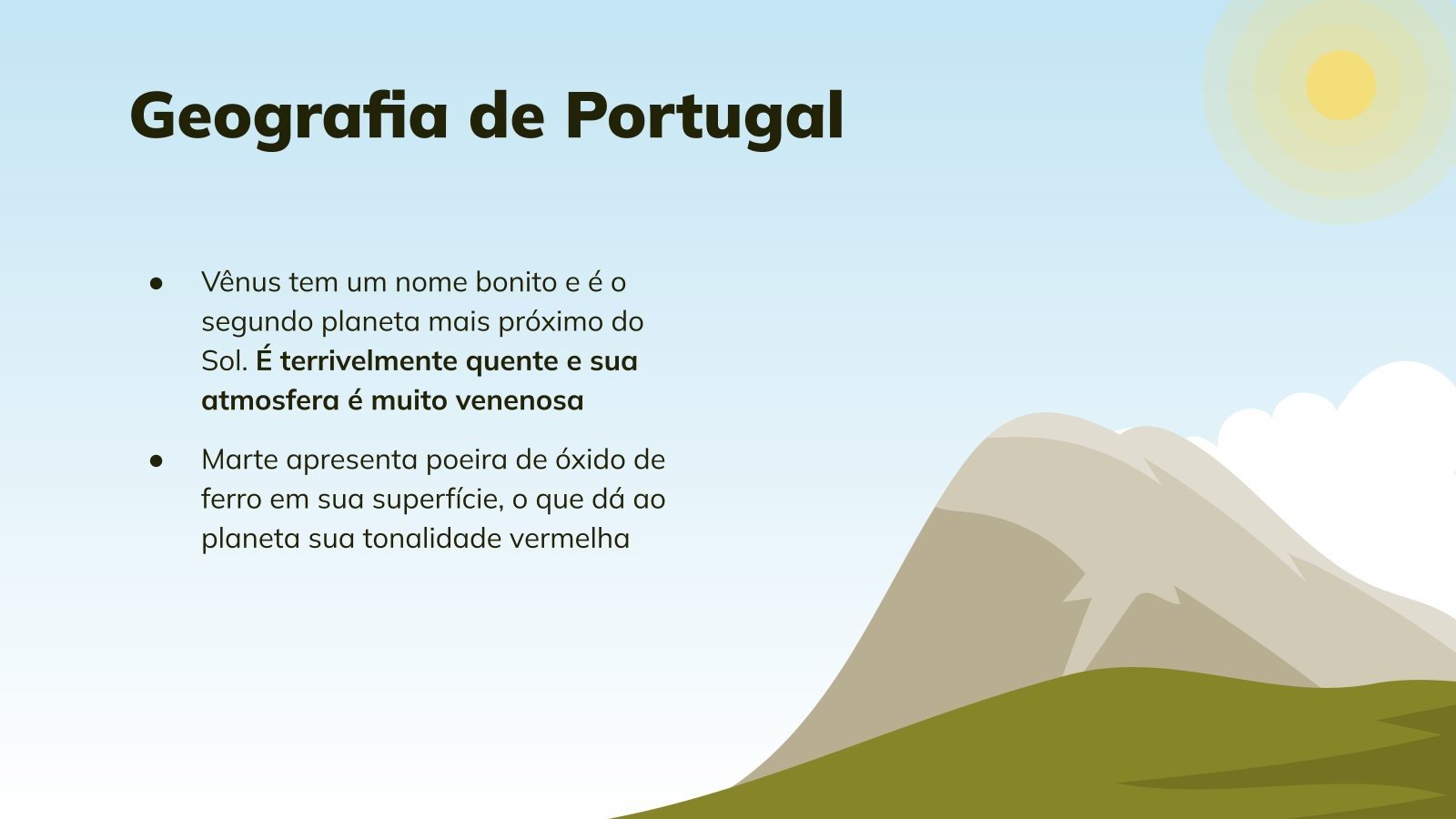 Geography Lesson for Middle School: Portugal Ranges