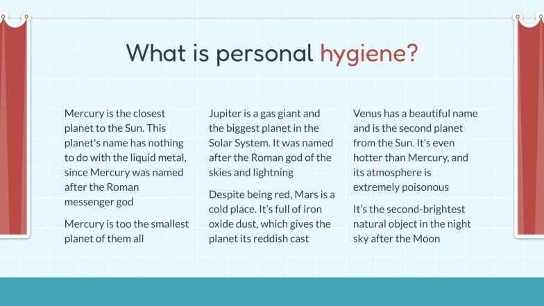 Personal Hygiene Habits for Kids | Google Slides & PPT